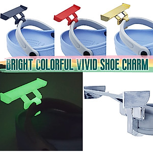 YIPUKIYI Car Spoilers Shoe Charms 2 Pack Shoe Spoilers Charm, Noticeable Shoe Charm Accessories, Decorative Shoe Charms for Shoe Buckles Supercar Spoiler (Carbon Fiber)