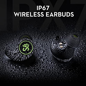 mifo S Active Noise Cancelling True Wireless Earbuds, Bluetooth 5.2 Wireless Sport Headphones, ENC Noise Cancelling, IP67 Waterproof Wireless Earbuds with 3 Modes, Built-in 6 Microphone(Black)