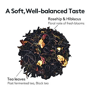 OSULLOC Cherry Blossom Tea (Floral, Sweet cherry scent) | Korean Premium Blended Tea Bag | Sweet Fruit Tea | 20 Count Tea Bags, 1.27oz