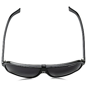 Carrera CA33/S Pilot Sunglasses, Black Cry Grey Frame/Dkgray Gradient Lens, 62 mm