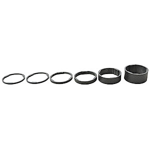 OMNI Racer Worlds LIGHTEST Bicycle Carbon Headet Spacers Set 1-1/8" 2,3,5,10,15,20mm Matte Flat Finish