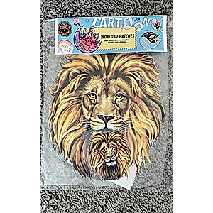 World of Patches Animal Trendy Heat Print Iron on Deals for Clothing Design Lion King Iron on Patches for T-Shirt Hoodie Pillow Iron on Thermal Transfer ( B-S )