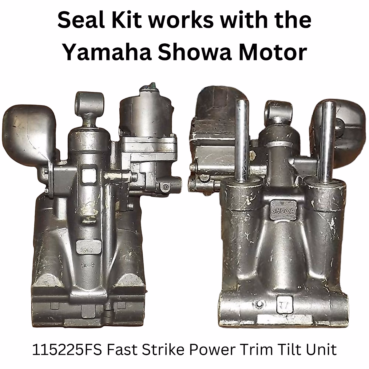 Kit King - Works with Yamaha Tilt Trim Showa Motor Seal Kit 1997 & Up 115225FS Fast Strike Power Trim Tilt, 115HP 150HP 175HP 200HP (Some 225HP 250HP) Showa, 63P-43800-00-4D 64E-43822 and More O-Ring