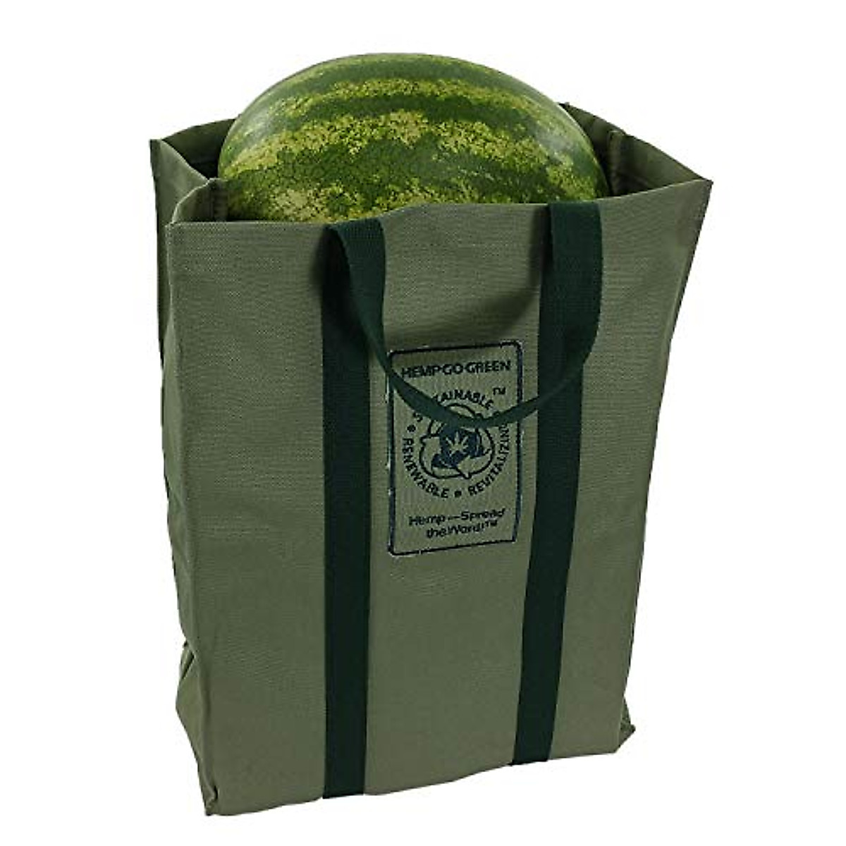 Hemp Go Green 100% Hemp Canvas Washable Heavy Duty Reusable Shopping Bag