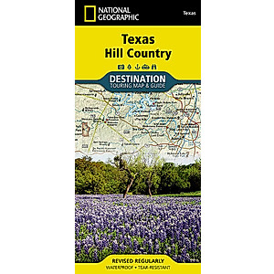 Texas Hill Country Map (National Geographic Destination Map)
