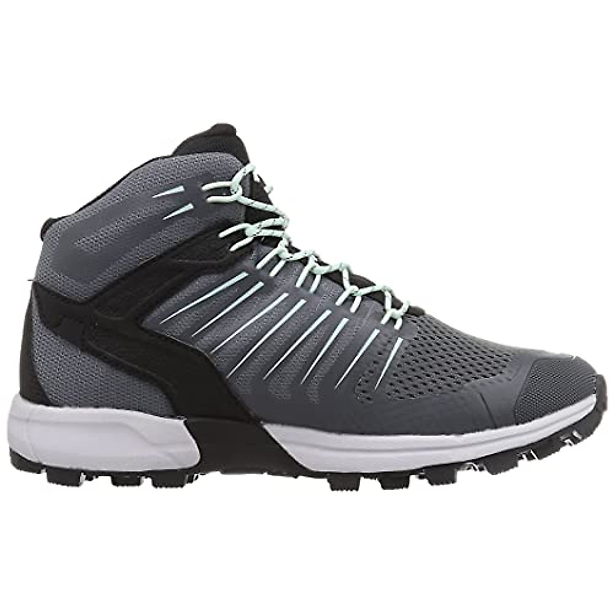 Inov-8 Women's Roclite G 345 GTX. Hiking Boot, Grey/Mint, 8