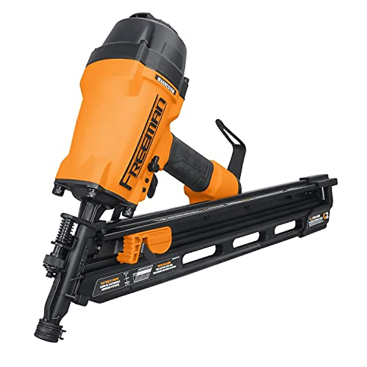 Freeman G2FR3490 2nd Generation Pneumatic 34 Degree 3-1/2" Framing Nailer with Adjustable Metal Belt Hook and 1/4" NPT Air Connector