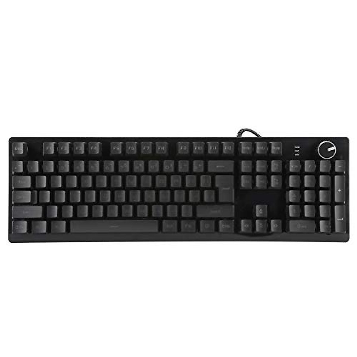 Archuu Mechanical Gaming Keyboard, RGB LED Rainbow Backlight Mechanical Keyboard Wired Gaming Keyboard E-Sport Gaming Home Office Notebook Computer Universal K620D(Black)