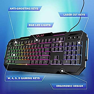Bugha Exclusive LED USB-A Gaming Keyboard for PC