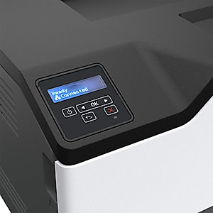 Lexmark C3326dw Color Laser Printer with Wireless Capabilities, Standard Two-Sided Printing, Two Line LCD Screen with Full-Spectrum Security and Prints Up to 26 ppm (40N9010) (Renewed)