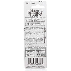 Snappy Tools 13/64 Inch Tapered Drill Countersink for # 10 Screw (Replaces Part # 44013) #44010