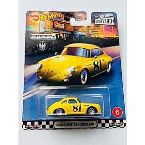 HW Boulevard Series Emory Motorsports Porsche 356 Outlaw, Yellow