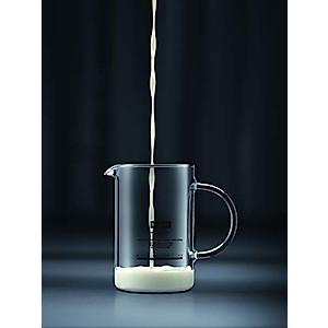Bodum Latteo Manual Milk Frother, 8 Ounce, Black