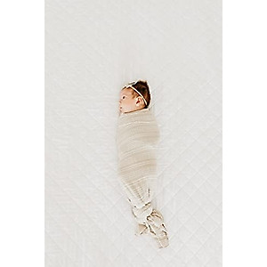 Copper Pearl Large Premium Knit Baby Swaddle Receiving Blanket Clay