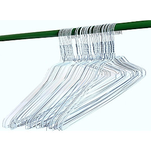 Wire Hangers, Standard Clothes Hangers (50, White)