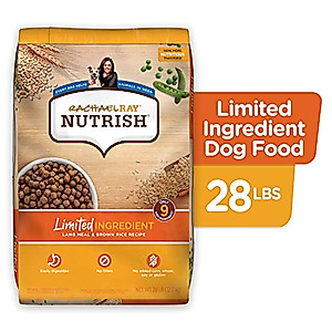 Rachael Ray Nutrish Limited Ingredient Diet Lamb Meal & Brown Rice Recipe, 28 Pound Bag