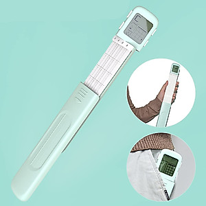 Xumeili Pocket Ukulele Chord Practice Tool, Portable Guitar Neck Train-er with Rotating Chord Chart Mini Guitar for Beginners