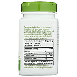 Nature's Way Nature's Way Slippery Elm Bark, 100 Count