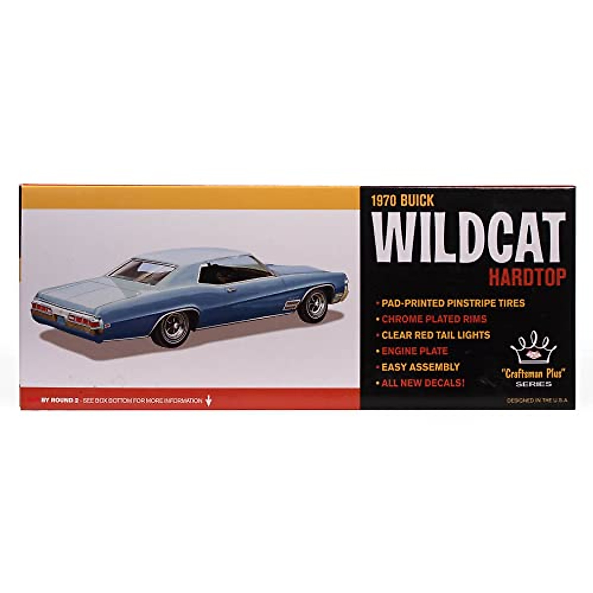 AMT1970 Buick Wildcat Hardtop 1:25 Scale Model Kit