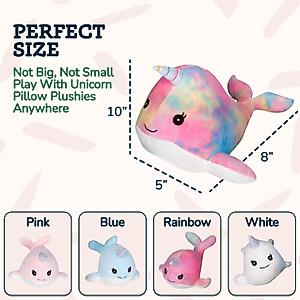 PixieCrush Stuffed Turtle Plush Toy - Cute Mommy Turtle with 4 Baby Turtles - Magical Sea Turtle Stuffed Animals for Girls Ages 3-8 - Plush Pillow Companion for Imaginative Playtime and Snuggles