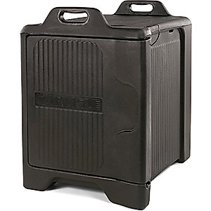 Carlisle FoodService Products XT3000R03 Cateraide Slide N Seal Polyurethane Pan Carrier End Loader, 26-5/8" Height, Black