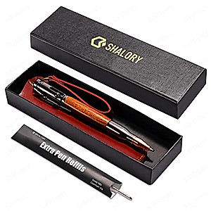 Bolt Action Pen Ballpoint Pen with Compass &Rifle Clip & Extra Refills & Office Decor Gift for Dad/Colleague/Boyfriend/Husband