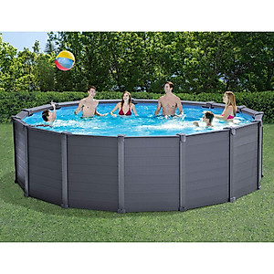 Intex 15.6ft x 49in Above Ground Swimming Pool Set w/Sand Filter Pump & Ladder