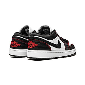 Nike Women's Jordan 1 Low SE Utility White/Black-Gym Red (DD9337 106) - 8