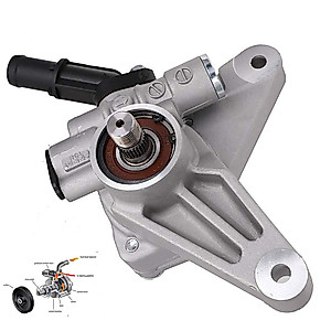 Power Steering Pump for 2005-2008 Honda Pilot 2005-2010 Honda Odyssey 2007-2013 Acura MDX Replace # 56110-RGL-A03 56110-PVJ-A01 56110-RYE-A02 Power Assist Pump