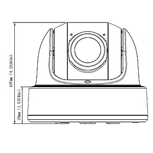Geovision GV-PDR8800 8MP H.265 Super Low Lux WDR Pro IR Fixed Rugged IP Dome Camera with 1.68 mm Lens, 180° Panoramic View, Built-in Microphone