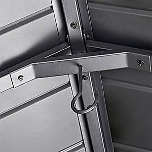 LJMXE 13' X 11'Wood Framed Gazebo with Steel Hardtop Roof,Double Vented Canopy Outdoor Shelter for Patio,Outdoor Furniture