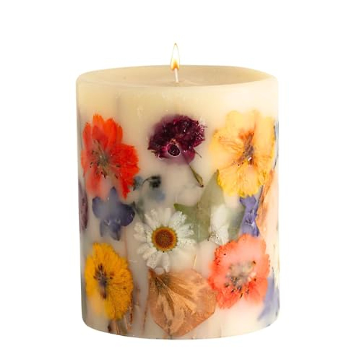 Rosy Rings Fall Decor Essence of Autumn Botanical Candle | Aromatherapy Long Lasting Candles Home Gifts Notes of Hyacinth, Honeysuckle, Rose, Cyclamen, Orange Flower Aroma Burn Time 120 Hours 5.5" H