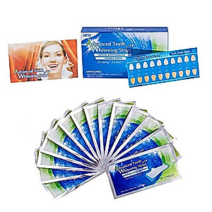 Maxlinking Advanced Teeth Whitening Strips,Gentle for Sensitive Teeth,Professional Effect to Remove Stains,Teeth Whitening for Oral Care,14 Treatment 28 Strips (14 Pairs)