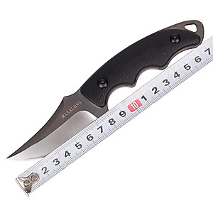 MASALONG Kni230 Fixed Blade Knife With Kydex Sheath for Self Defense Camping EDC Hunting Full Tang Design