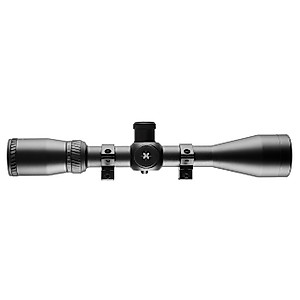 Axeon Optics 4-16x44mm EDR Etched Dot Reticle Adjustable Parallax Rifle Scope for Hunting - Includes 11mm Gun Scope Mounting Rings
