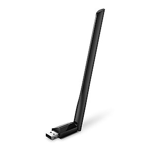 TP-Link Archer T2U Plus AC600 High Gain Dualband USB WLAN Adapter with 5dBi Antenna (up to 433 Mbit/s to 5GHz and 200 Mbit/s to 2.4GHz, Compatible with Windows 10/8.1/8/7 / XP and Mac OS X)