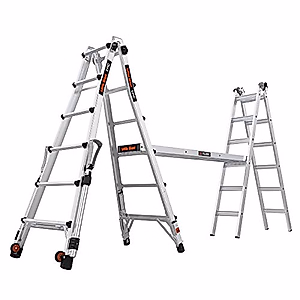 Little Giant Ladders, Epic, M26, 26 ft, Multi-Position Ladder, Aluminum, Type 1A, 300 lbs weight rating, (16826-818)