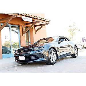 iJDMTOY Red Track Racing Style Tow Hook Ring Compatible With 2016-up Gen6 Chevy Camaro (Pre-LCI), Made of Lightweight Aluminum