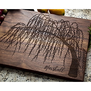 Personalized Cutting Board -Willow Tree - Perfect for 9 Year Anniversary Gift