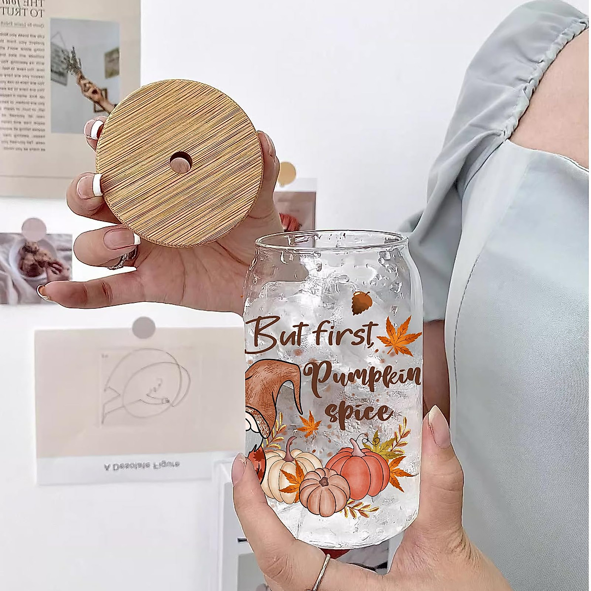 10 Sheet UV DTF Cup Wrap, Fall Theme Harvest Pumpkin Maple Leaf Rub on Transfers for Glass Crafting Glass Cups Wrap Transfer Stickers Decals Waterproof Rub on Transfers for Crafting