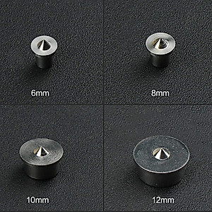 Yitaocity 16Pcs 6/8/10/12mm Center Points Pin Set Drill Dowel Pin Centre Dowel Centre Point for Woodwork Drill Tools Accurate Drilling Proper Dowel or Tenon Placement