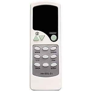 YING RAY HA-SOL-01 Replacement for Soleus Air Portable Air Conditioner Remote Control PH1-14R-03 KY-36 PH1-12R-03 KY-34