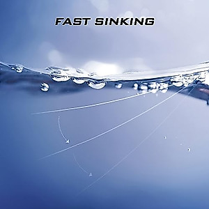 KastKing Kovert Blue Water Fluorocarbon Leader Fishing Line, 25LB, 50Yds