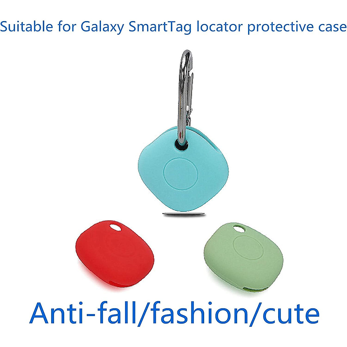 for Samsung Galaxy Smart Tag Protective case Tracker Finder Cover Shell Keychain Galaxy SmartTag case(Pack of 2)