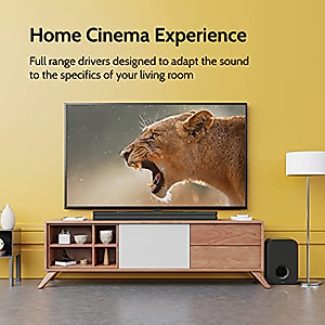 i-box 150W Soundbar with Wireless Subwoofer, Resonate TV Soundbar System with 3D Surround Sound, Bluetooth 5.0, HDMI (ARC), Optical Input