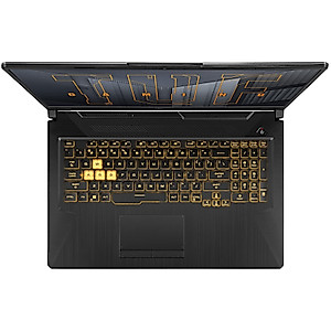 2021 ASUS TUF Gaming F17 FX706HE-211.TM17 (i5-11260H, 16GB RAM, 512GB NVMe SSD, RTX 3050Ti 4GB, 17.3" FHD 144Hz, Windows 10) Gaming Notebook - Eclipse Gray