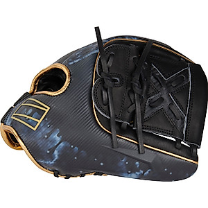 Rawlings | REV1X Baseball Glove | Right Hand Throw | 11.75" - Two-Piece Solid Web | Black