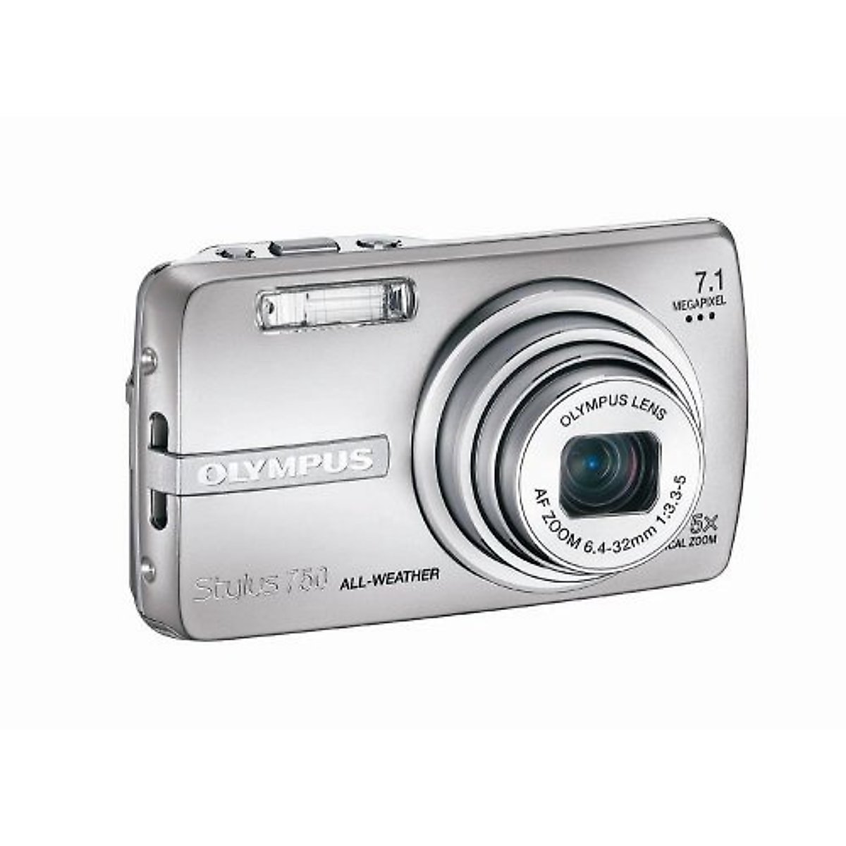 Olympus Stylus 750 7.1MP Digital Camera with Digital Image Stabilized 5x Optical Zoom and CCD Shift Stabilization (Silver)