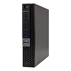 Dell Optiplex 7040 Micro Desktop Computer PC, Intel Quad Core i5, 16GB RAM, 512 GB SSD, Windows 10 Pro, New Periphio Webcam, Periphio Wireless Keyboard & Mouse (Renewed)