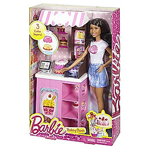 Barbie Careers Bakery Shop Playset with African-American Doll